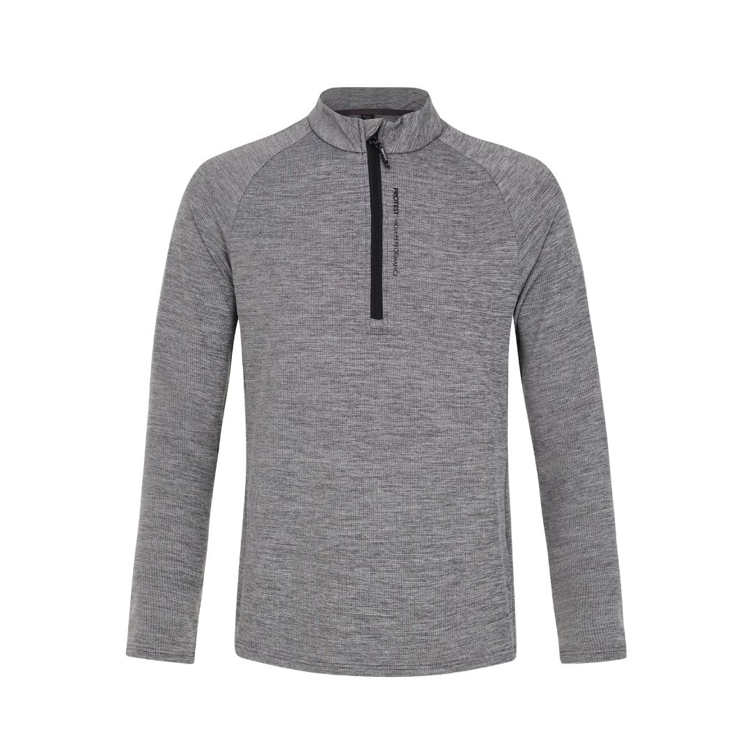 Protest Men's Prthenry 1/4 Zip Active Top | 899_deep_grey | L ...