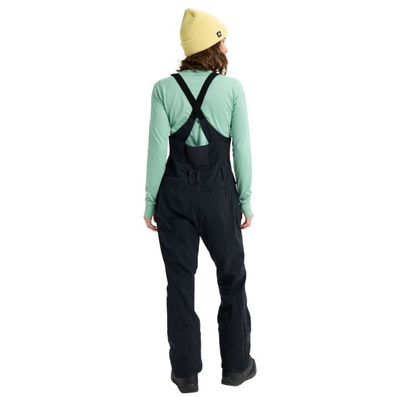 Burton Womens Reserve 2L Stretch Bibs | A04 True Black | L | 9010884099541