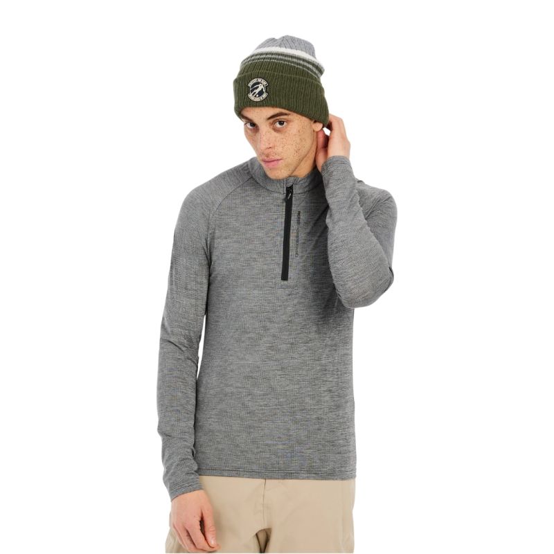 Protest Men's Prthenry 1/4 Zip Active Top | 899_deep_grey | L ...